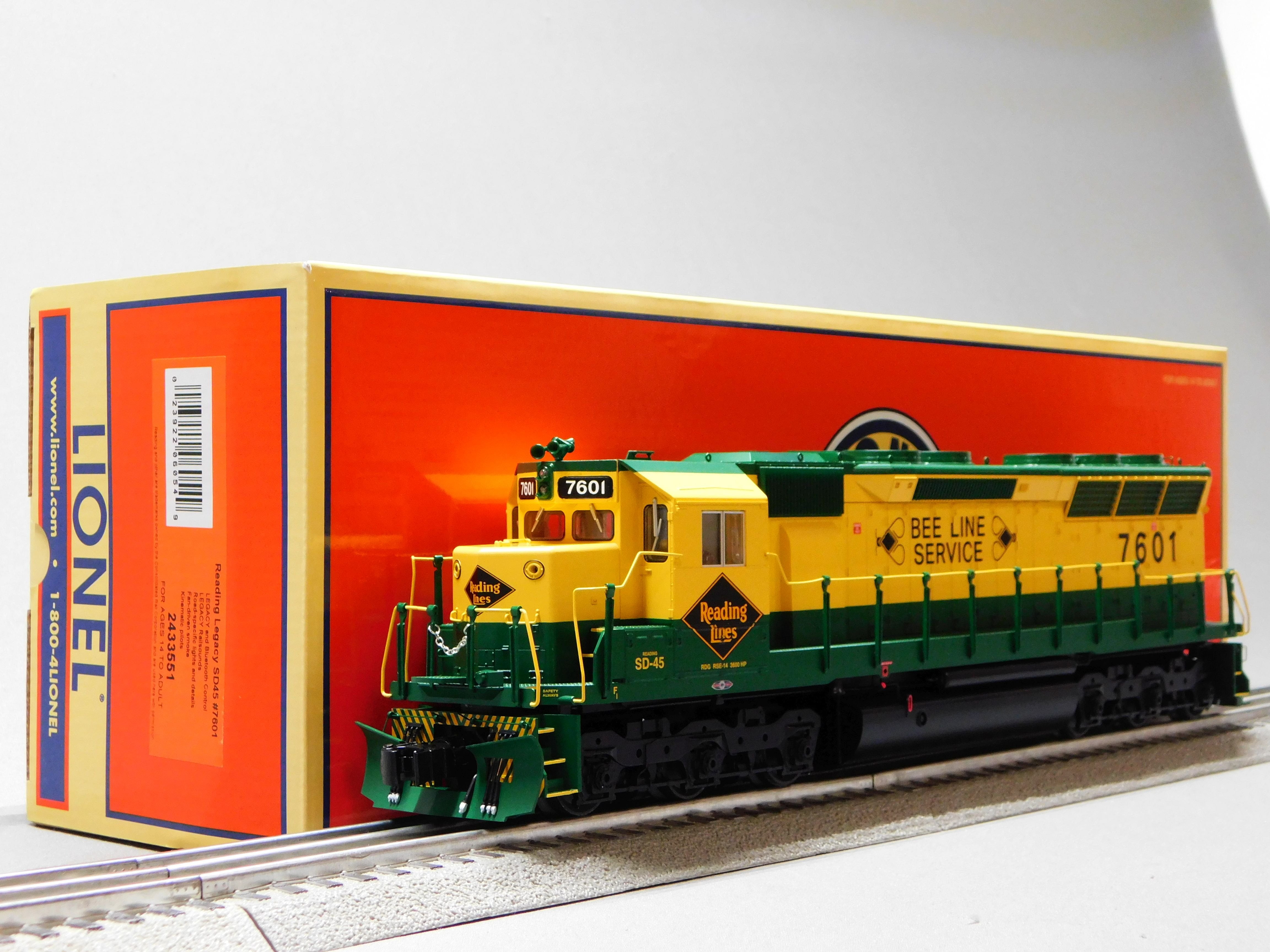 LIONEL READING LEGACY SD45 DIESEL LOCOMOTIVE ENGINE #7601 O GAUGE 2433551 - Walmart.com