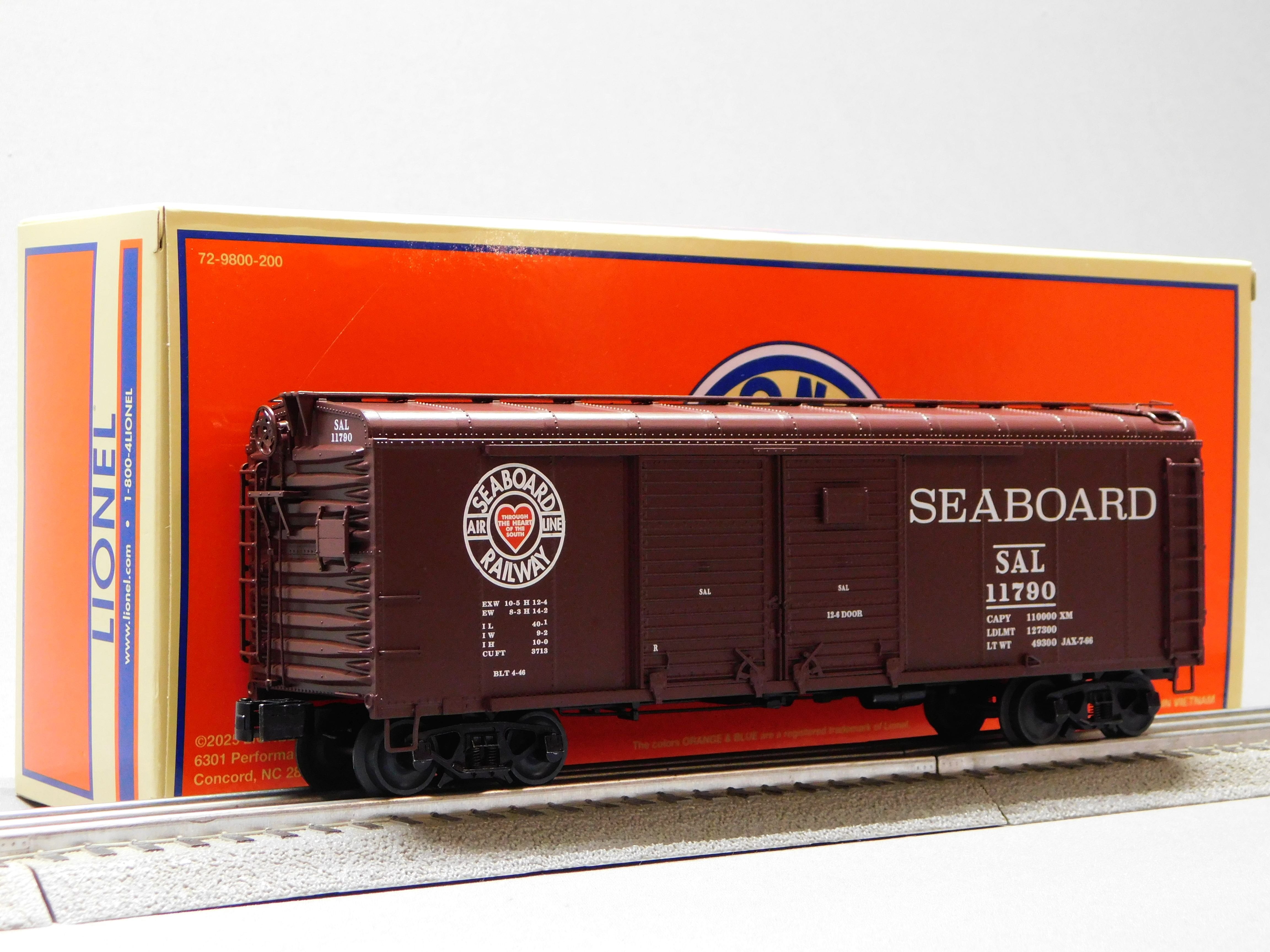 LIONEL SEABOARD X31 BOXCAR #11790 O GAUGE 2526162 - Walmart.com
