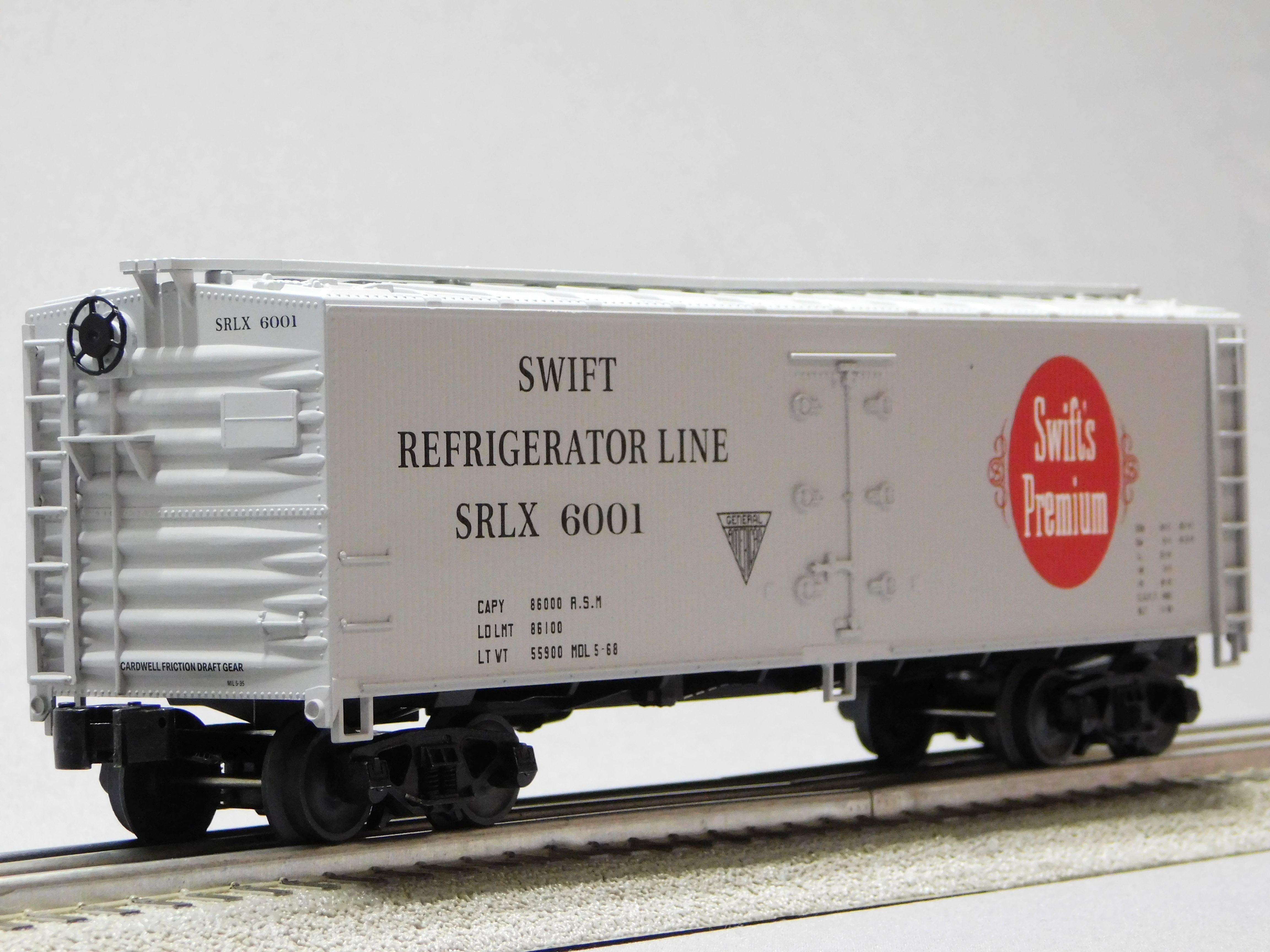 LIONEL SWIFT'S PREMIUM WOODSIDE REEFER #6001 O GAUGE 2442241 - Walmart.com