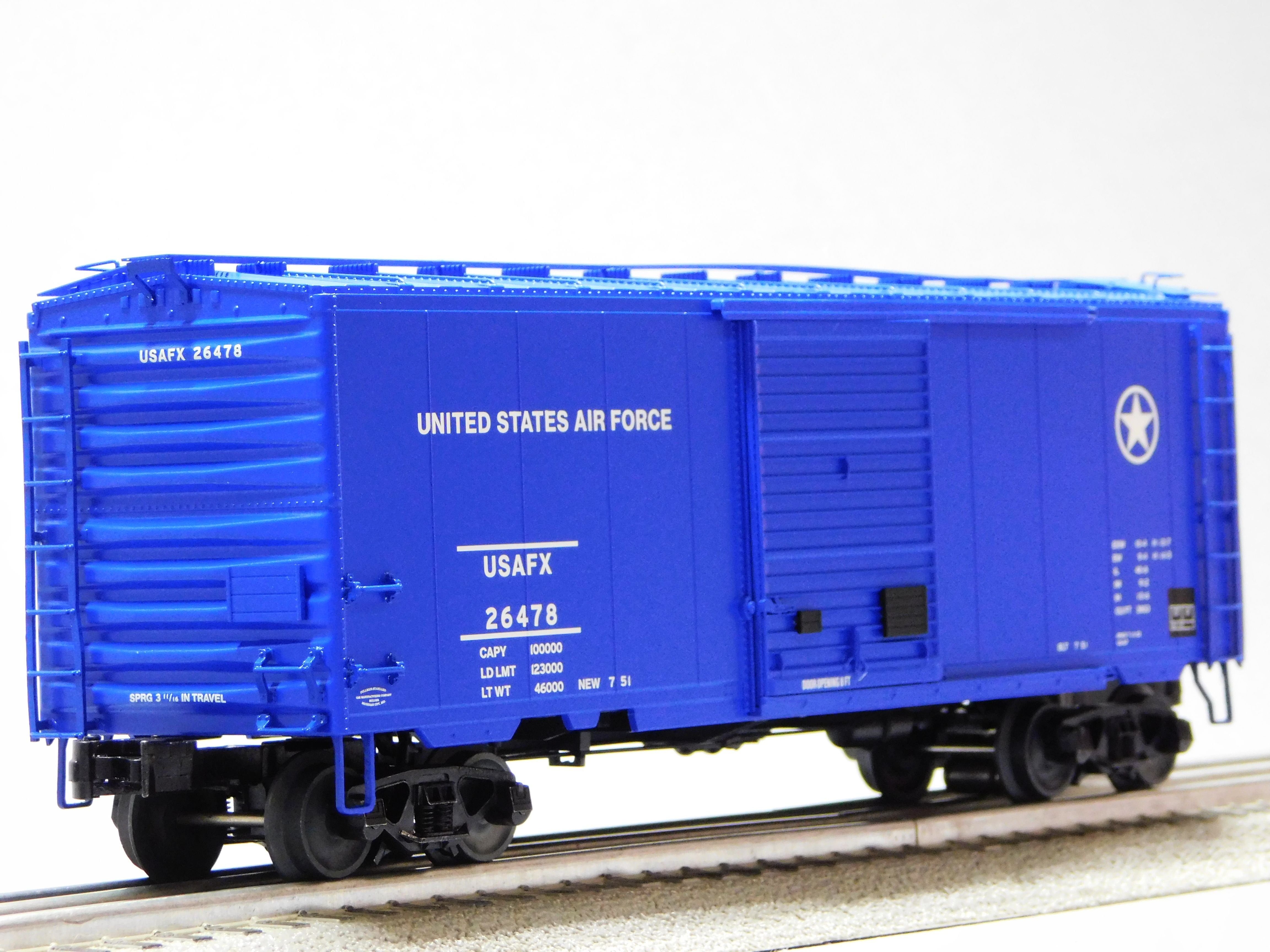 LIONEL US AIR FORCE PATRIOTSOUNDS PS-1 BOXCAR SOUND CAR O GAUGE 2426130 ...