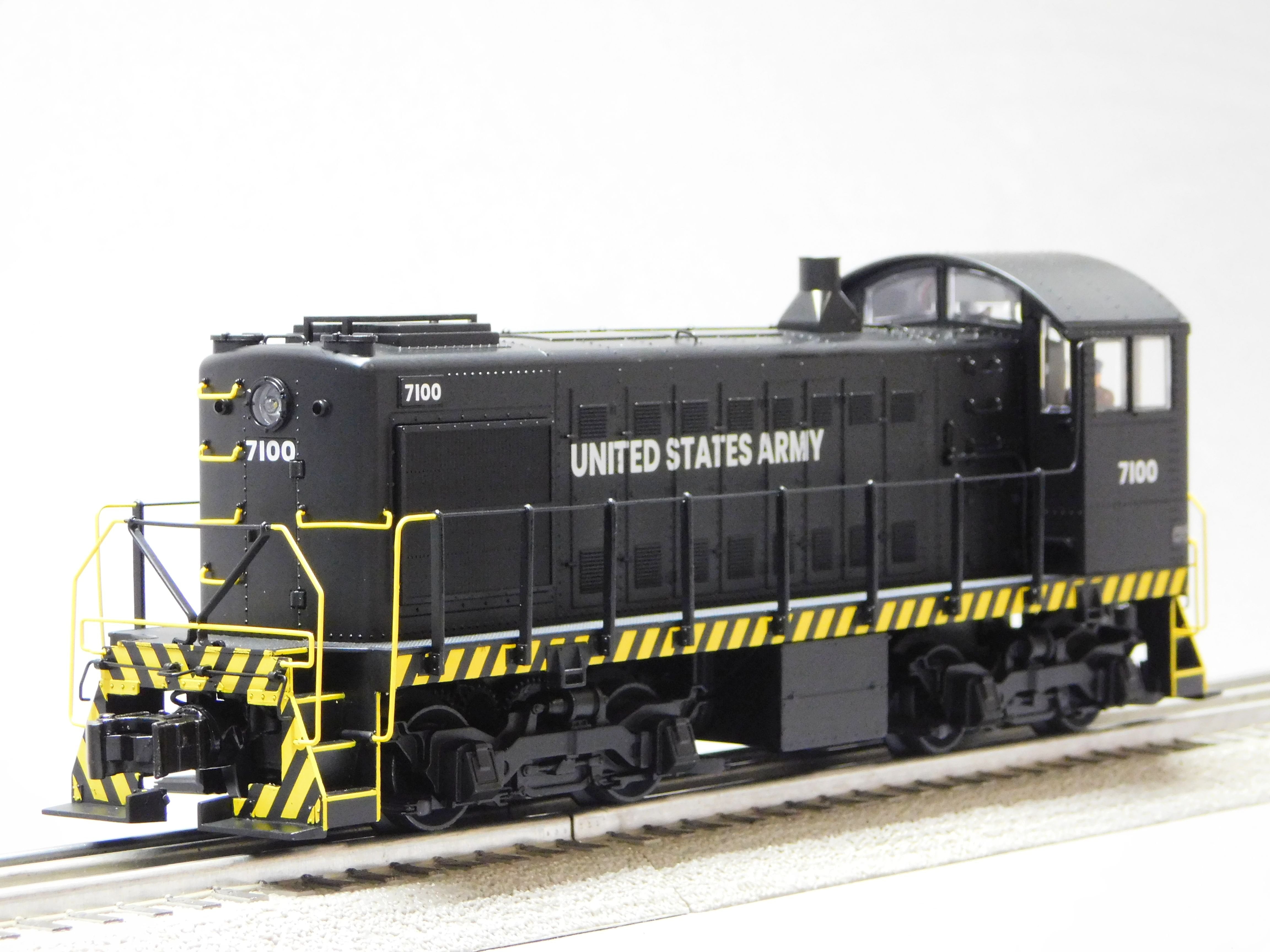 LIONEL US ARMY LEGACY ALCO S2 #7100 DIESEL ENGINE O GAUGE 2433350 ...