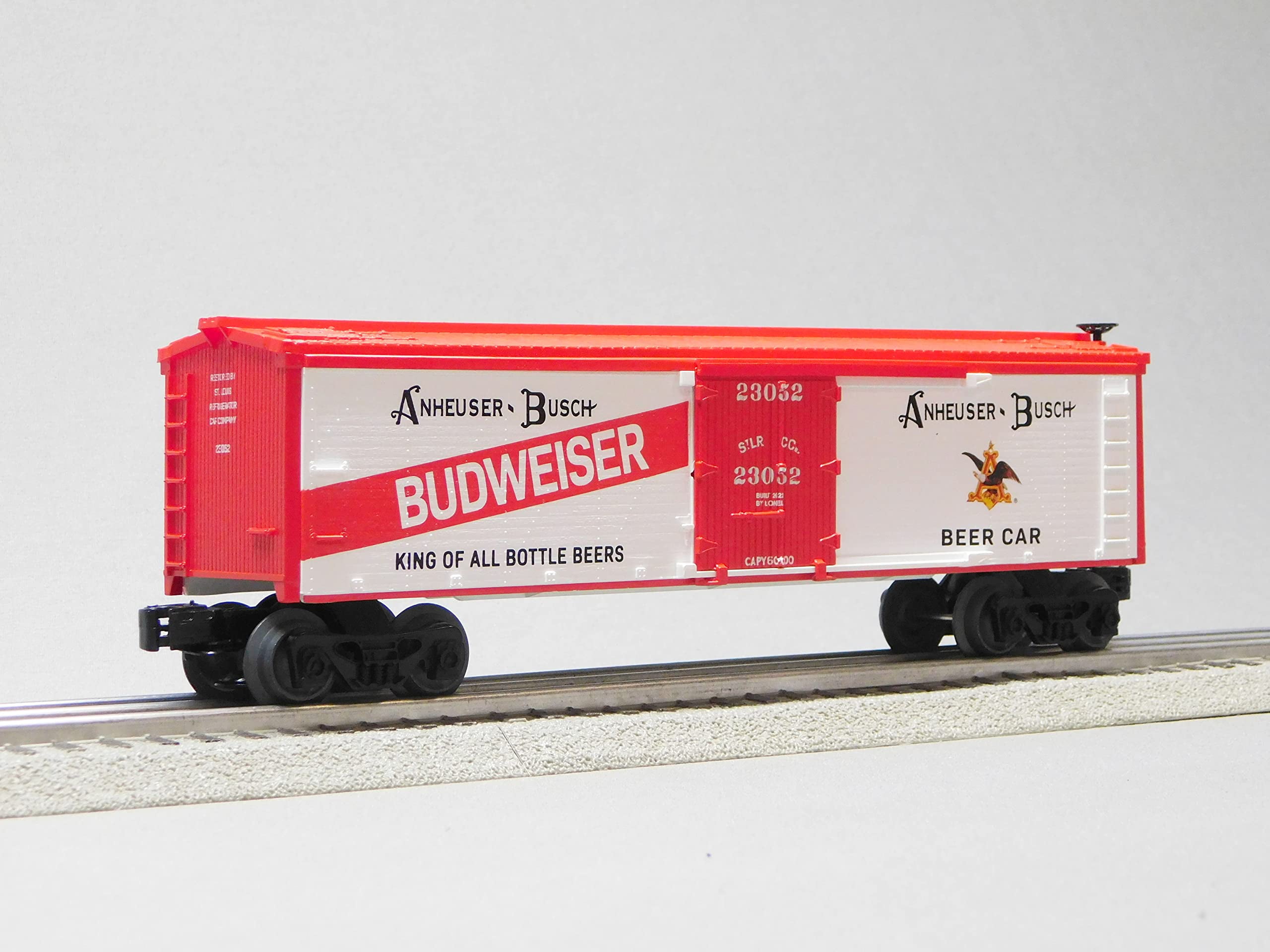 LIONELL A-B (Bud) Beer Reefer CAR #23052 O Gauge - Walmart.com
