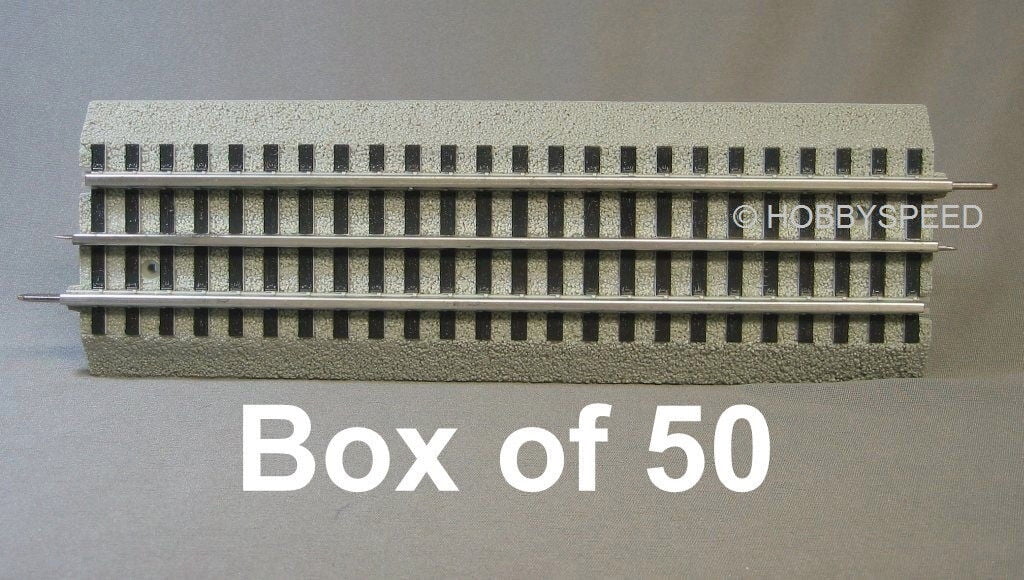LIONELL FASTRACK 10" Straight Section Track 50 Pieces O Gauge - Walmart.com