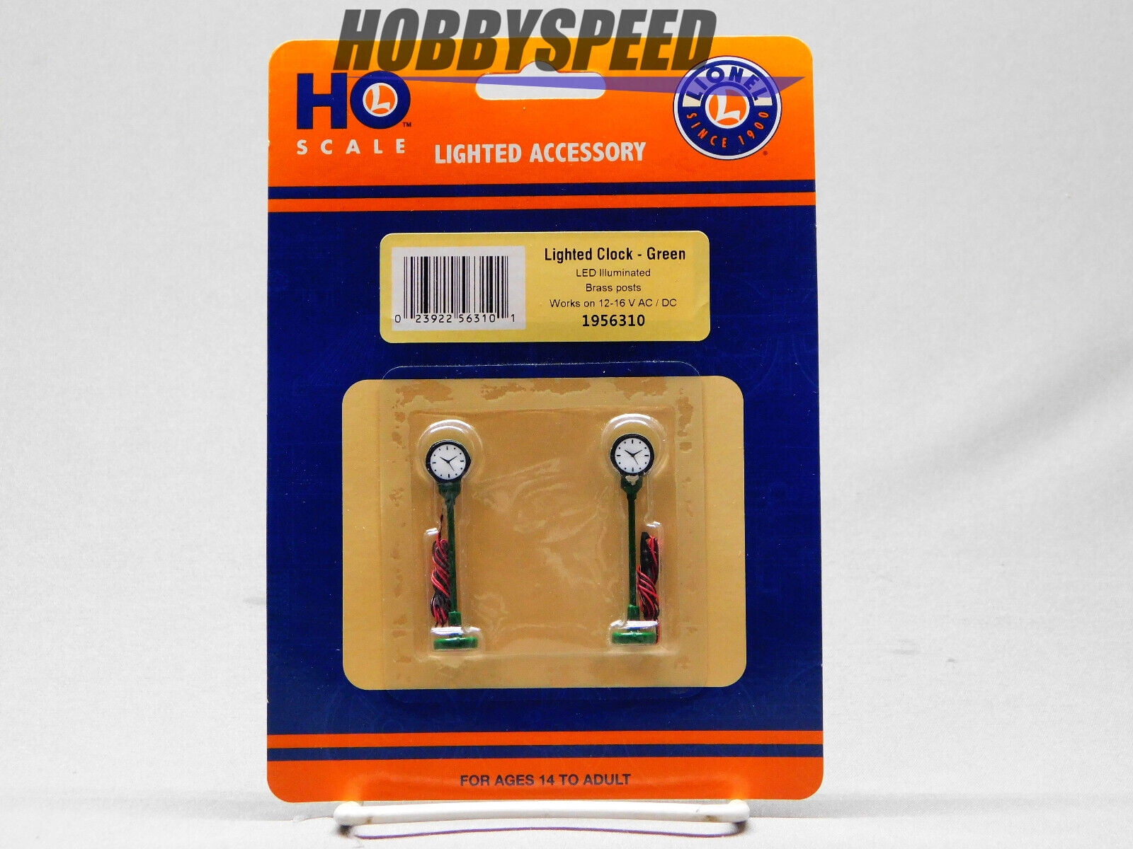 LIONELL HO Scale Illuminated Green Clock 2 Pack - Walmart.com