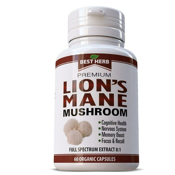 Lion's Mane in Mushroom Supplements - Walmart.com