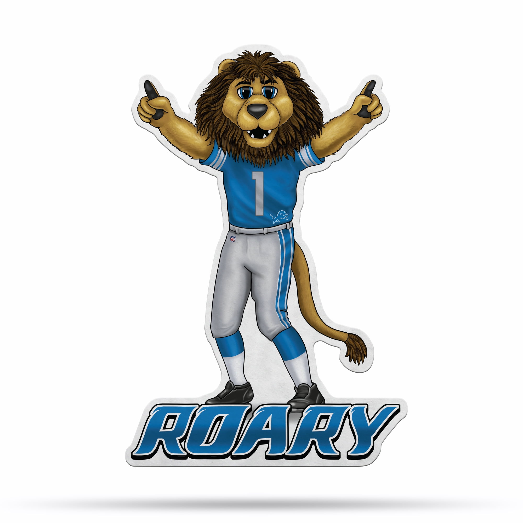 Rico Industries Detroit Lions Mascot Logo Pennant - 18 x 18 Size ...