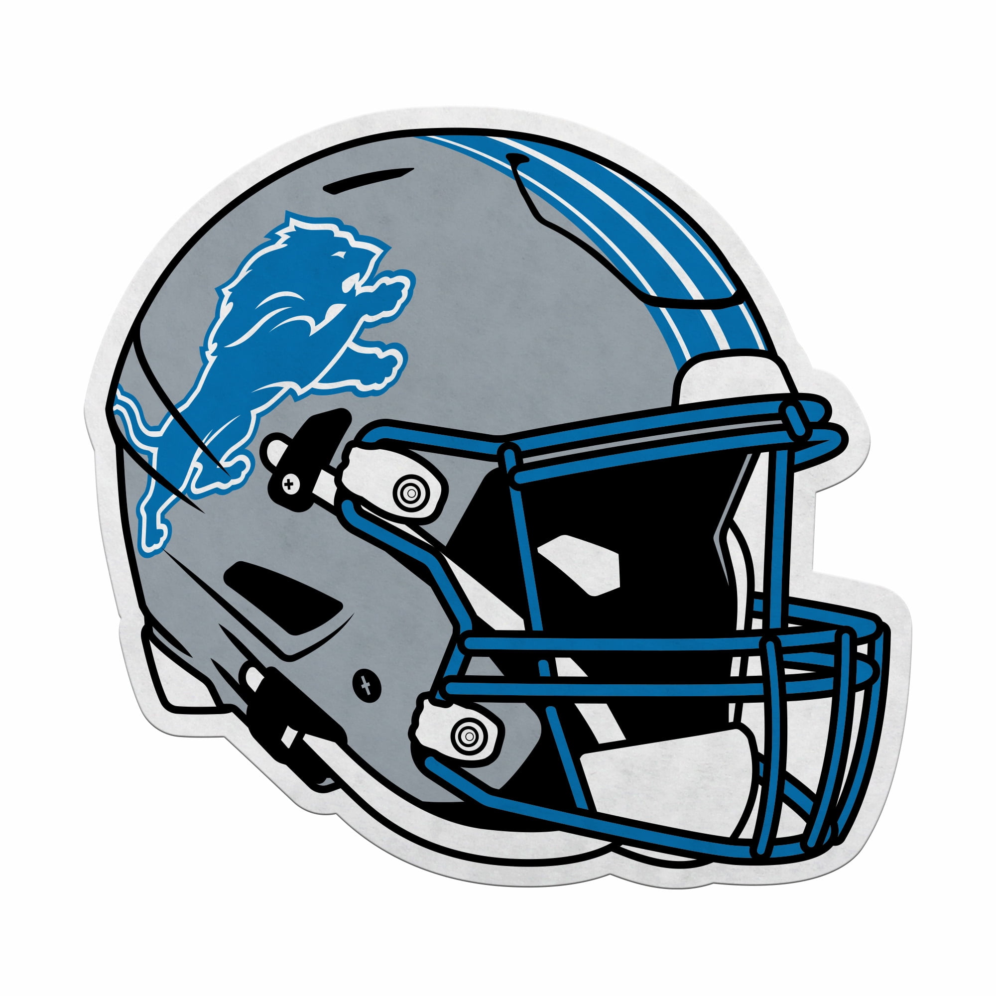 LIONS SHAPE CUT PENNANT - HELMET - Walmart.com