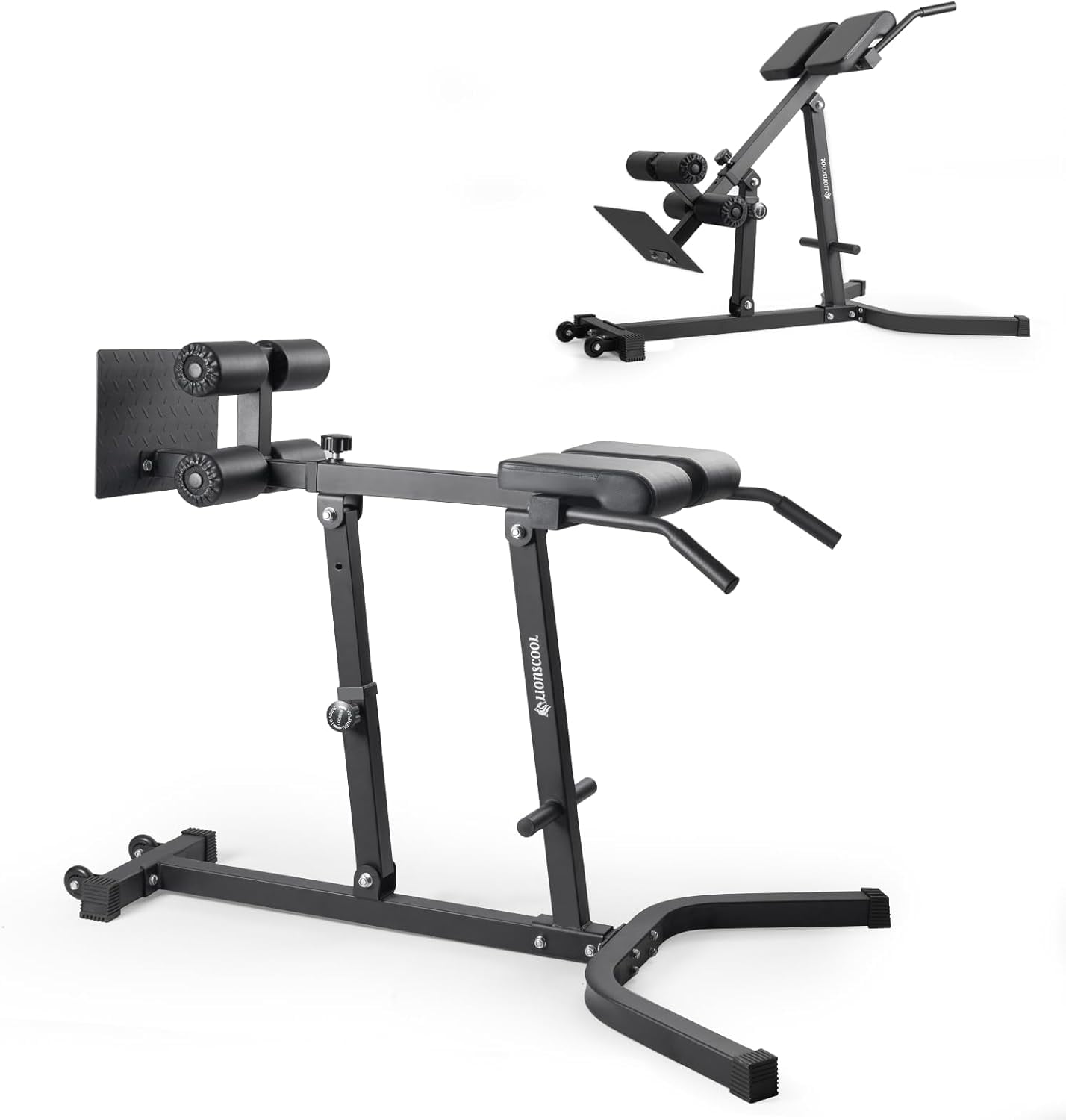 LIONSCOOL Heavy-Duty Adjustable Roman Chair - Back Extension with ...