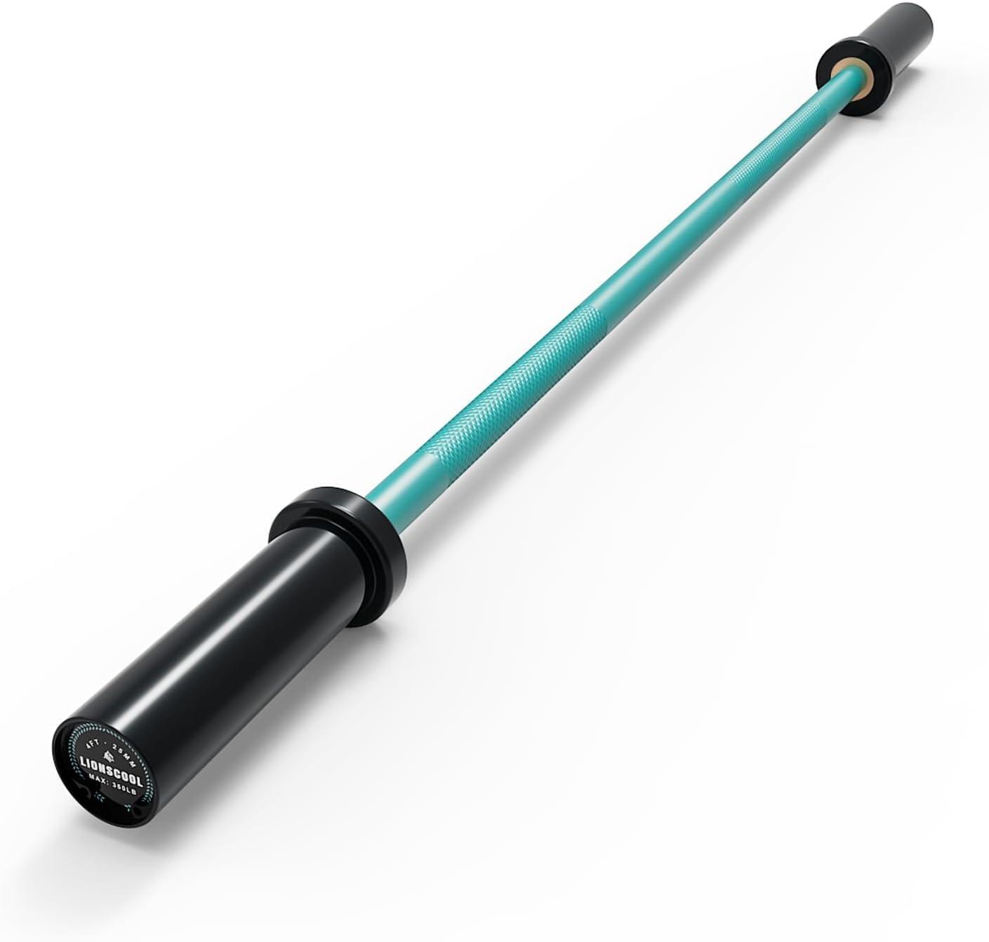 LIONSCOOL Premium 4ft/4.9ft/6ft Barbell for Strength Training and ...