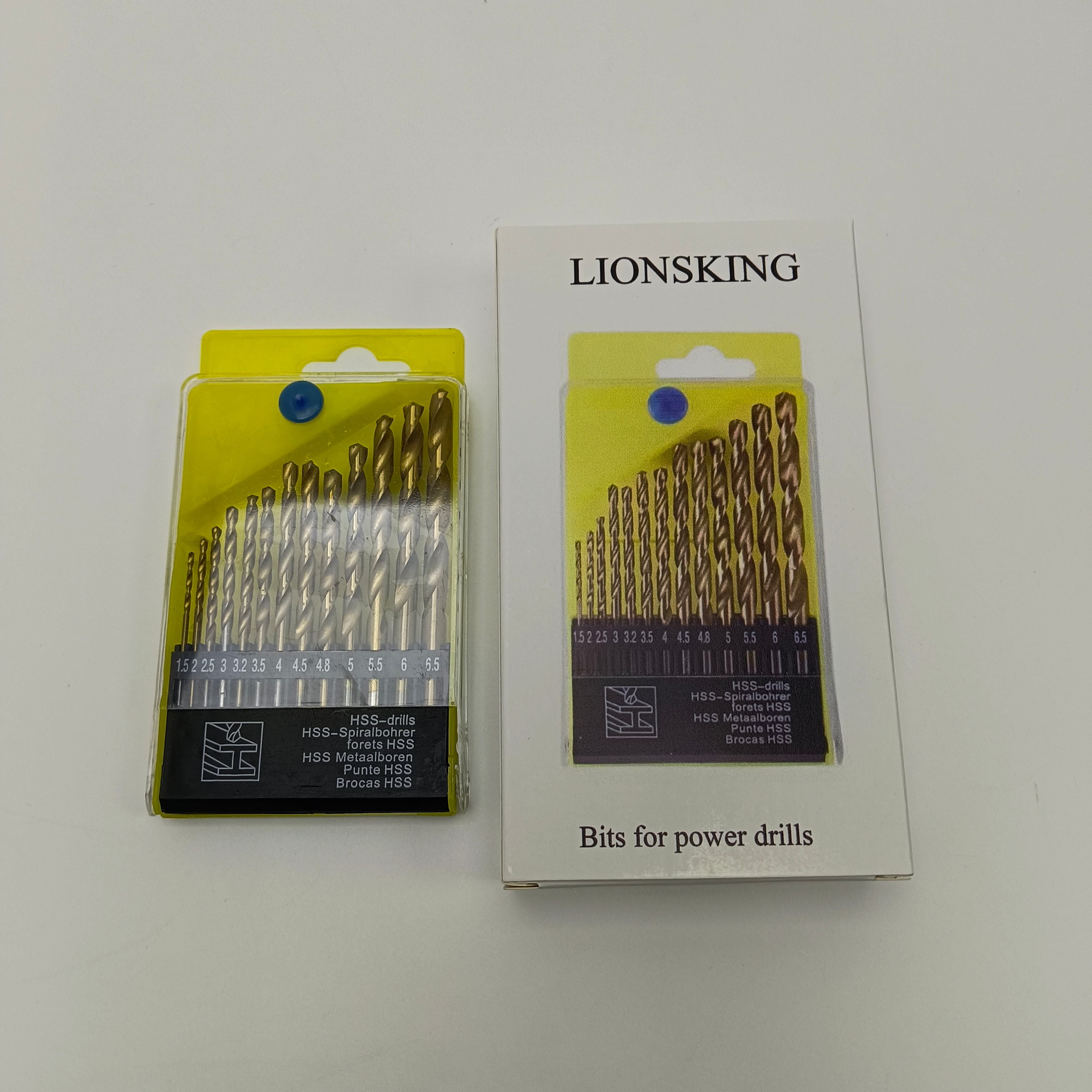 LIONSKING Bits for power drills Metal Drill Bit Set for Power Drills, 1 ...
