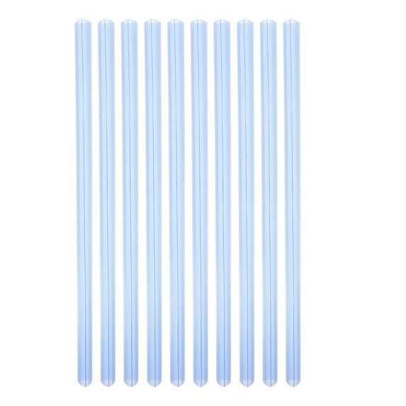 LIOOBO 10pcs Transparent Small Rod 1.0 Blue Ring Binder with Pull File ...