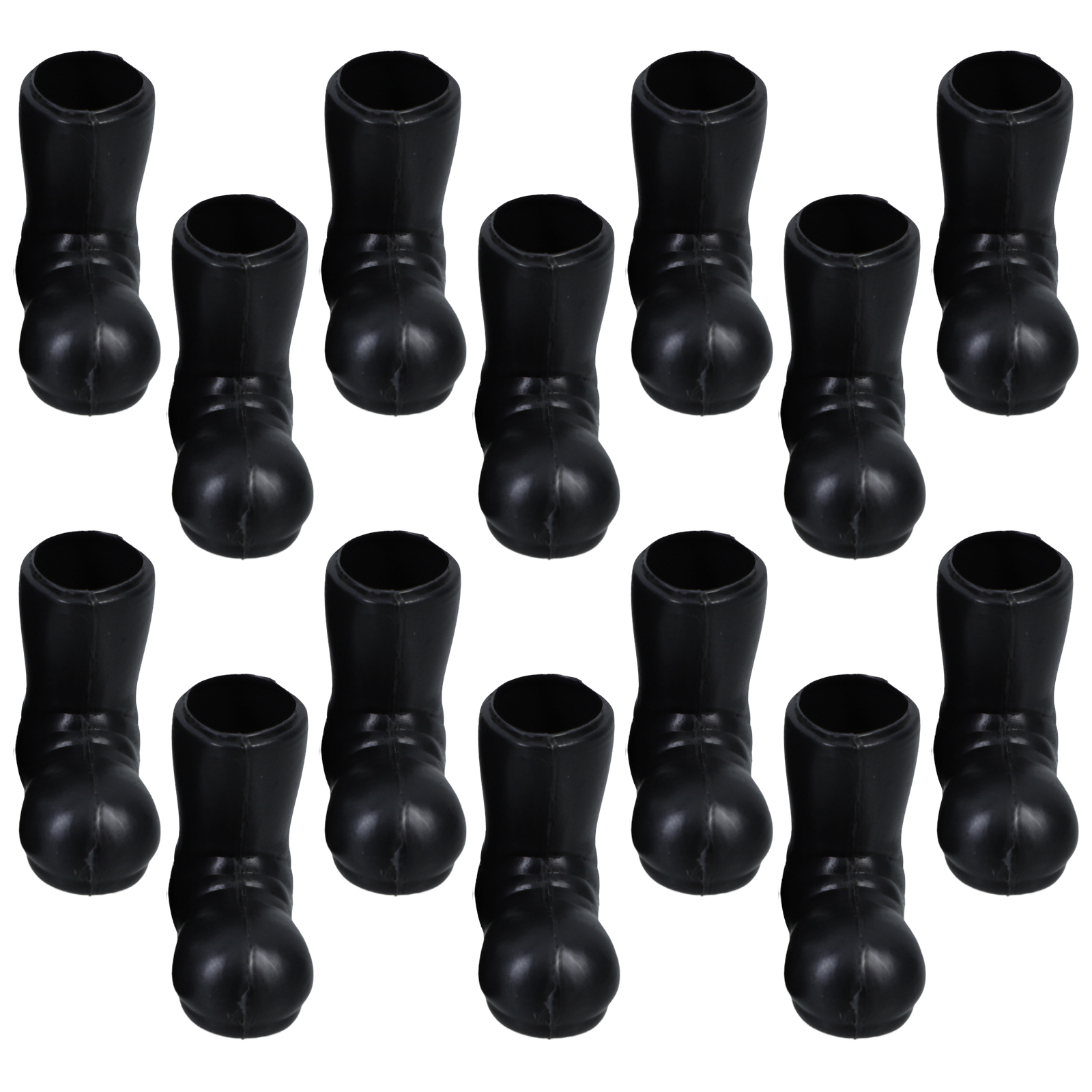 LIOOBO 7 Pairs of Miniature Shoes Props Santa Claus Boot House ...