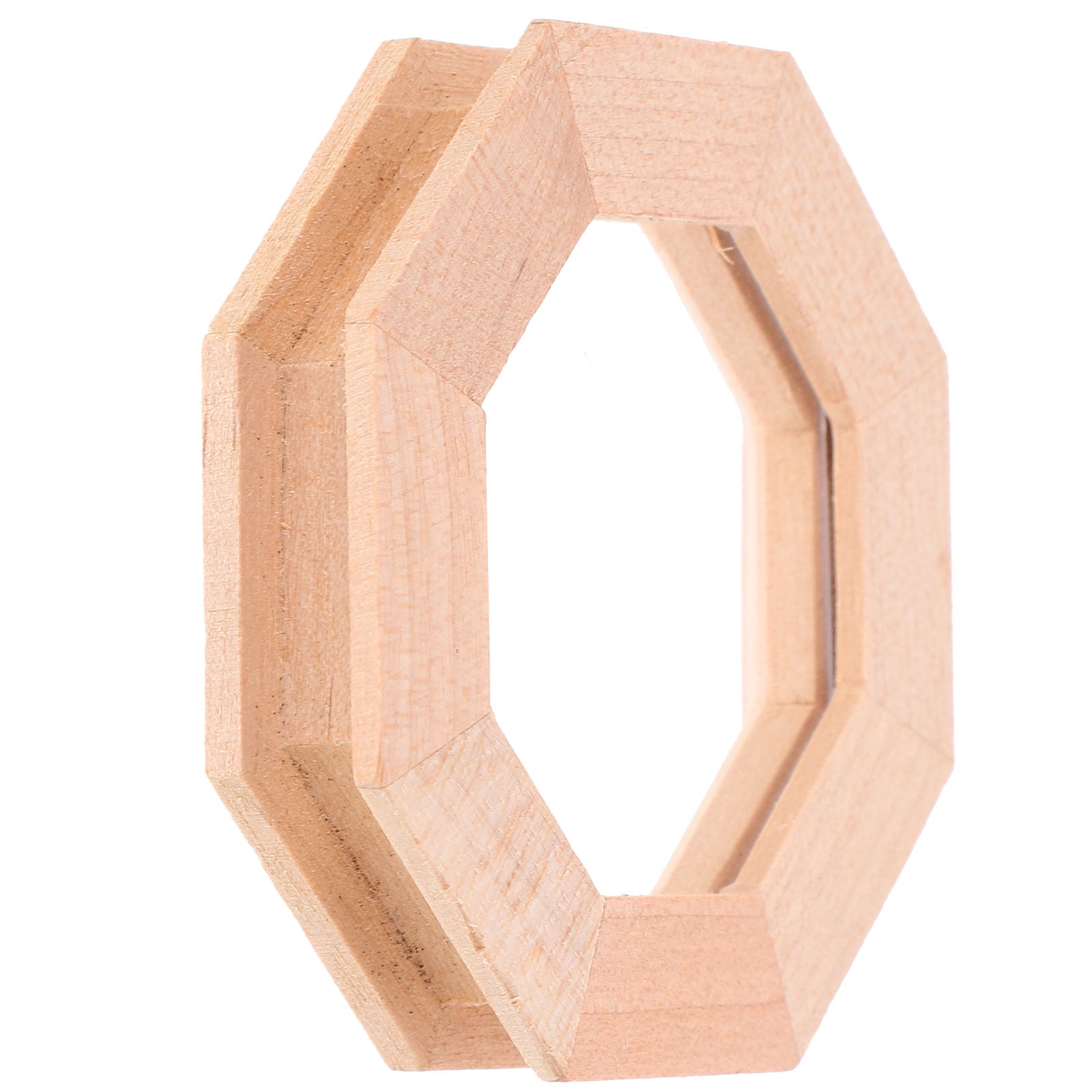 LIOOBO Miniature Wood Window Frame Doll House Decoration Mini House Diy ...