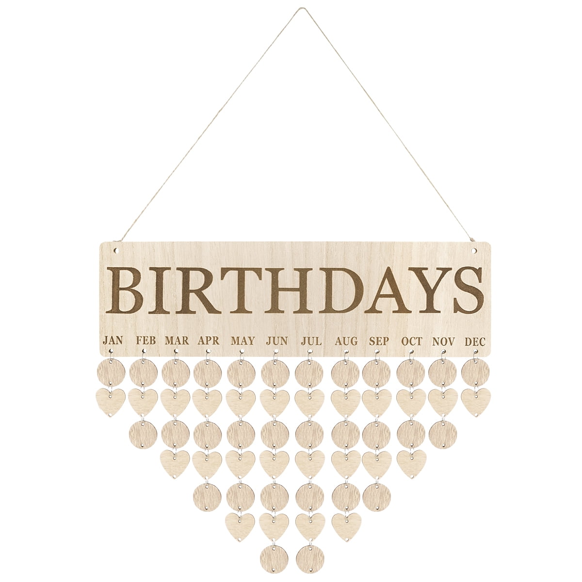 LIOOBO Nordic Style Famliy and Friends Birthdays Celebrations Reminder ...