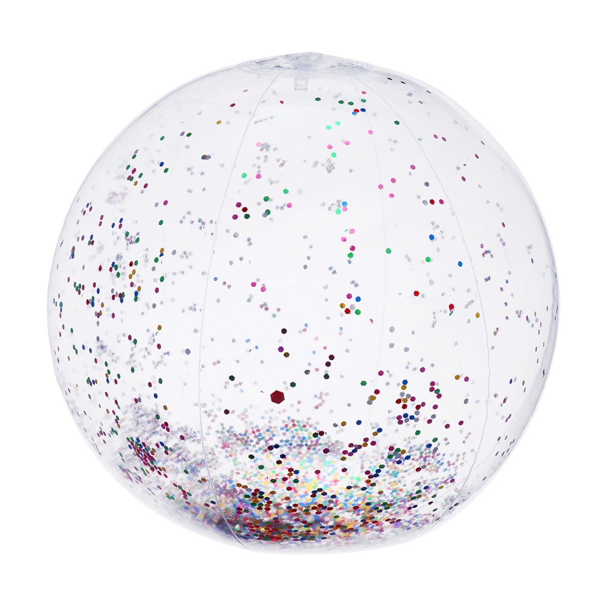 LIOOBO Transparent Sequin Inflatable Ball Summer Funny Water Fun Play ...
