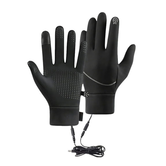 Usb Heated Gloves for Men & Women | Waterproof Touchscreen Winter ...