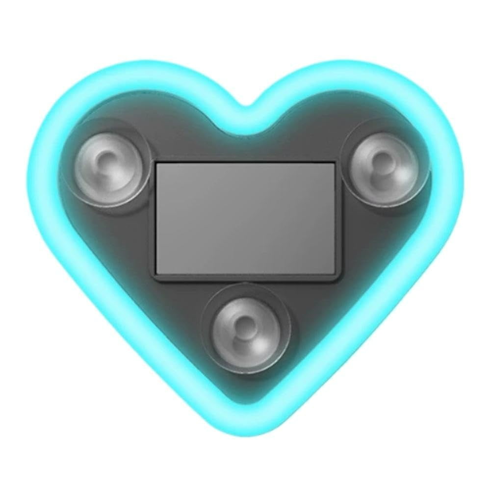 LIORAGLJ Solar Powered Heart LED Light for Car Window Decoration with ...