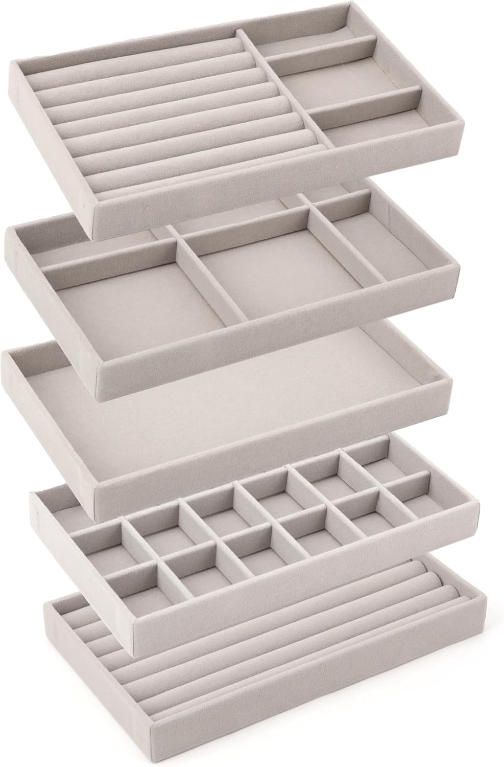 LIOUCBD Domkan Jewelry Tray,Jewelry Organizers,Jewelry Storage Drawer ...