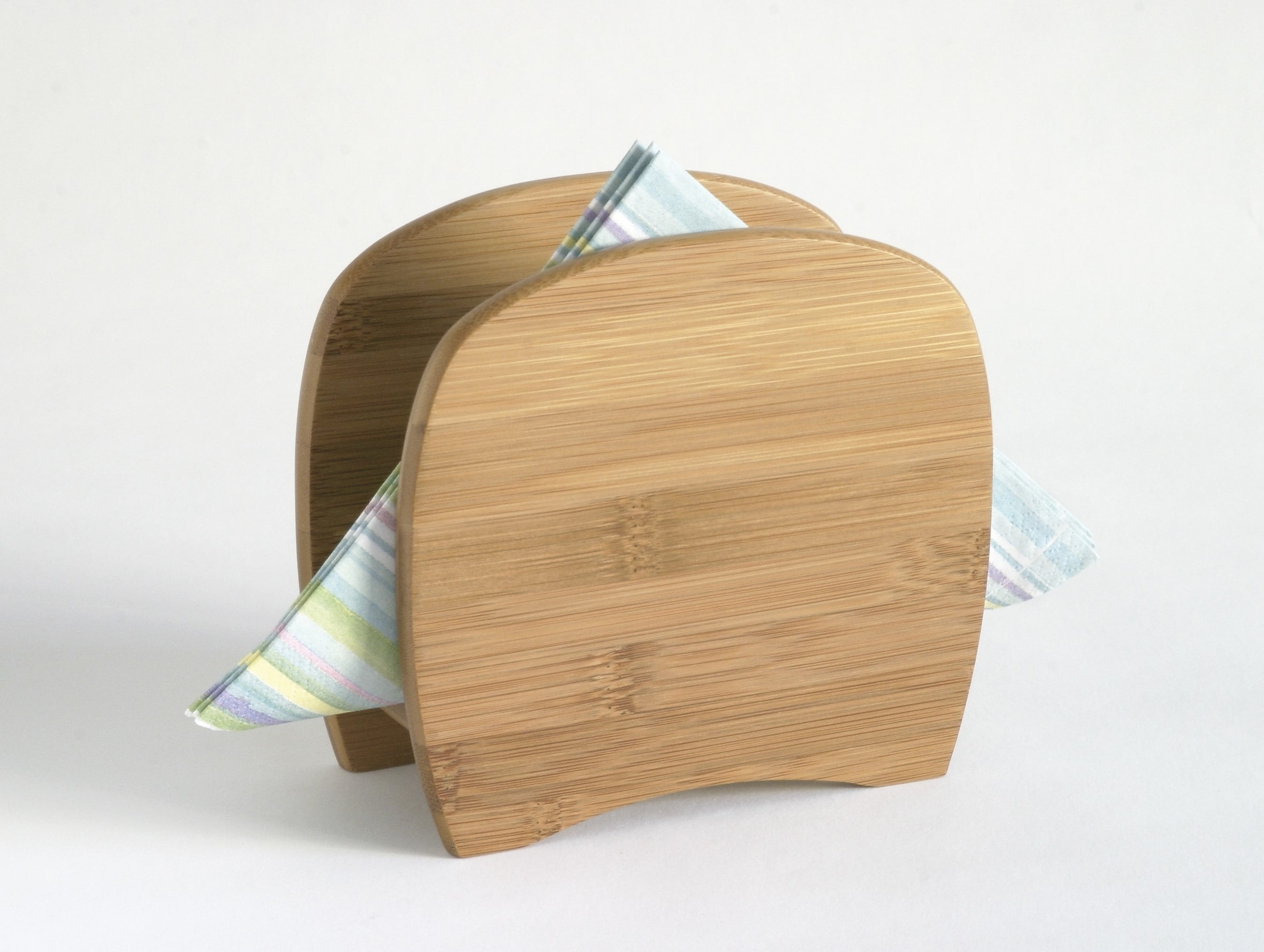 LIPPER INTERNATIONAL, INC. Napkin Holder, Adjustable, Bamboo - Walmart.com