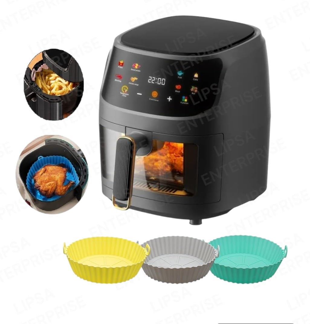 LIPSA ENTERPRISE Air Fryer8 LitersFamily Rotisserie OvenElectric Air ...