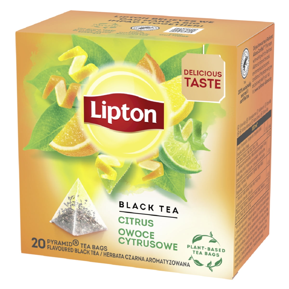 LIPTON black tea CITRUS FRUIT - Walmart.com