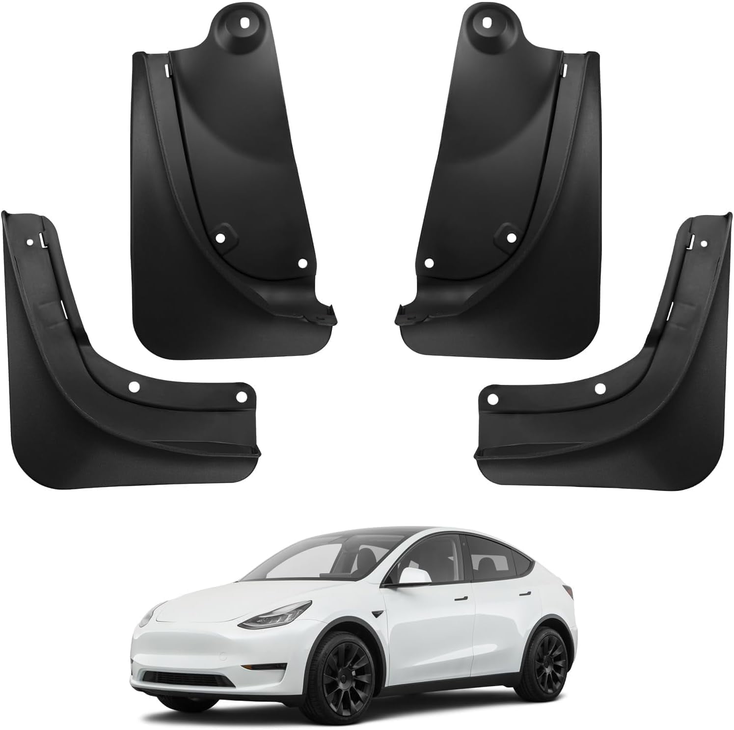 LIQI 2025 Upgraded Tesla Model Y Mud Flaps Splash Guards Vehicle ...