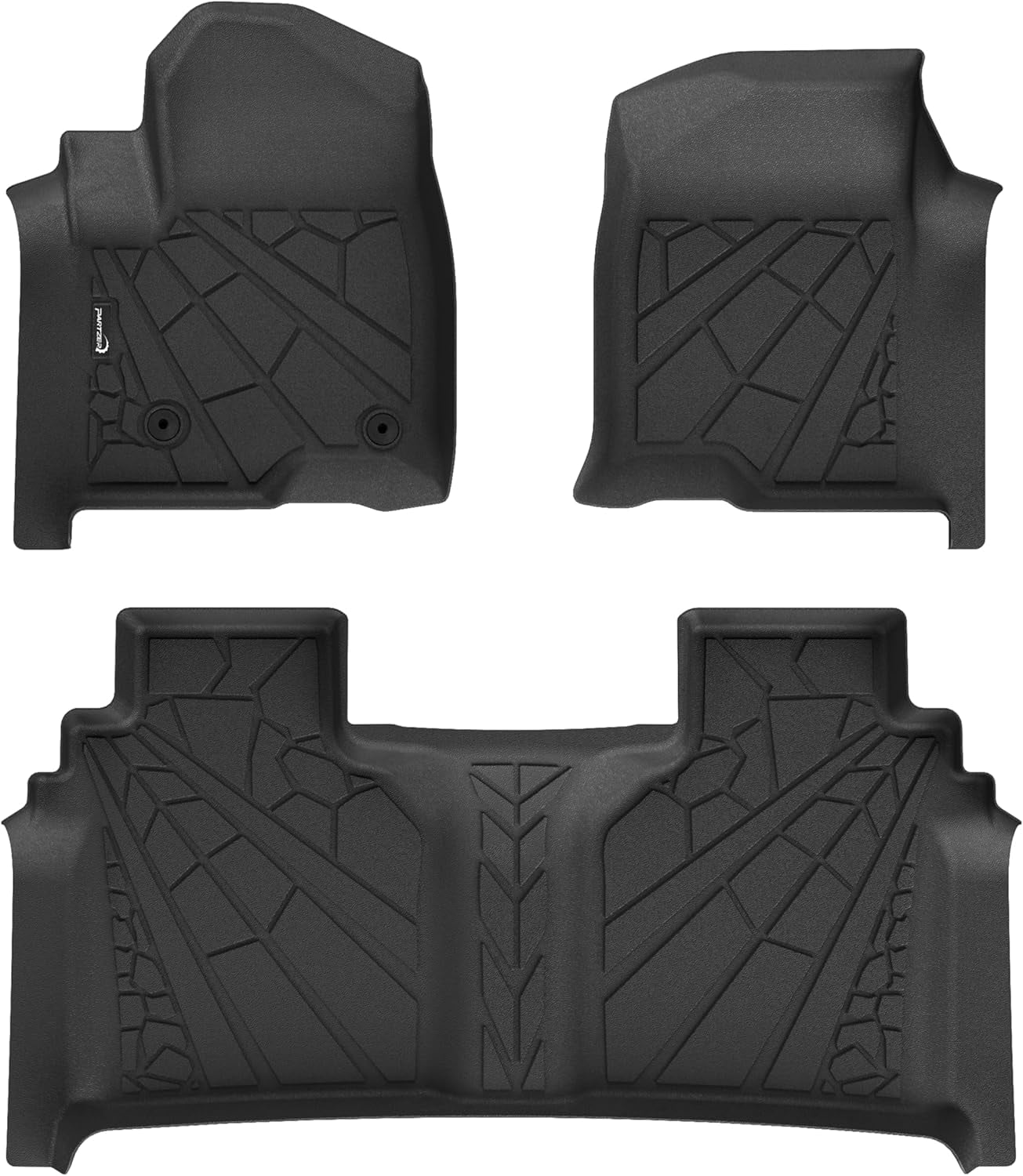 LIQI Floor Mats for 2019-2024 2025 Chevy Silverado 1500/GMC Sierra 1500 ...