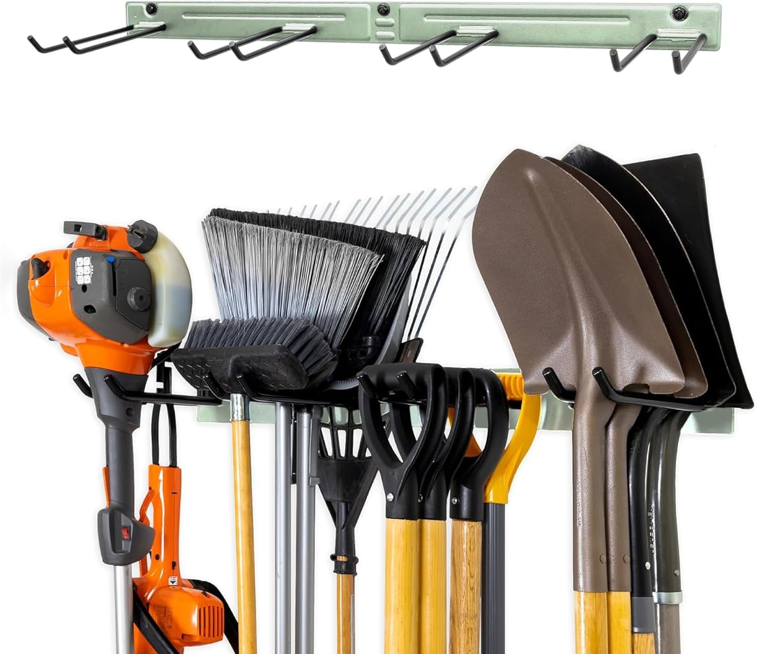 LIQI Heavy-Duty Tool Organizer, Wall Mount Garage Storage Rack, Yard ...