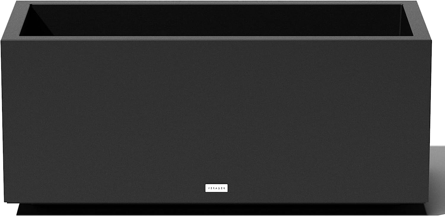 LIQI Long Box Planter - Large Rectangular Planter for Indoor or Outdoor ...