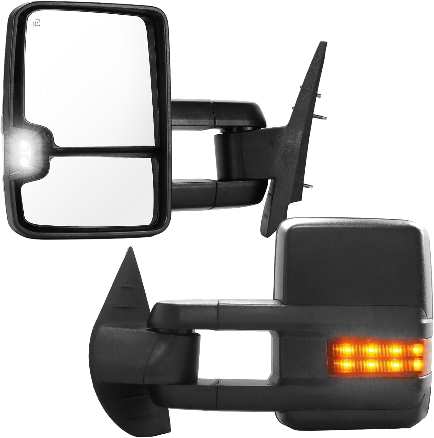 LIQI Towing Mirrors Compatible with 1999-2002 Chevy Silverado GMC ...