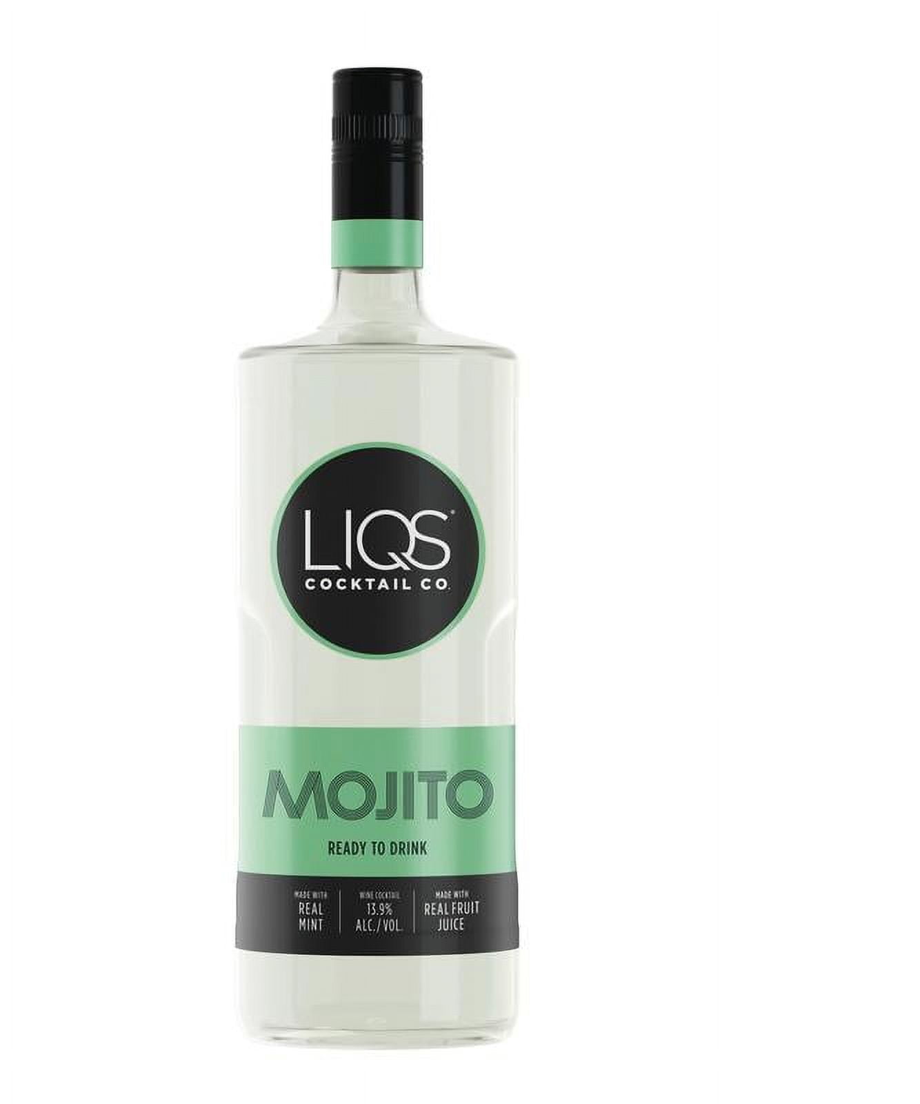 LIQS Cocktail Co. Mojito Ready to Drink Cocktail, 1.5 Liter Glass ...