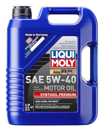 LIQUI MOLY Synthoil Premium SAE 5W-40 | 5 L | Fully synthetic engine ...