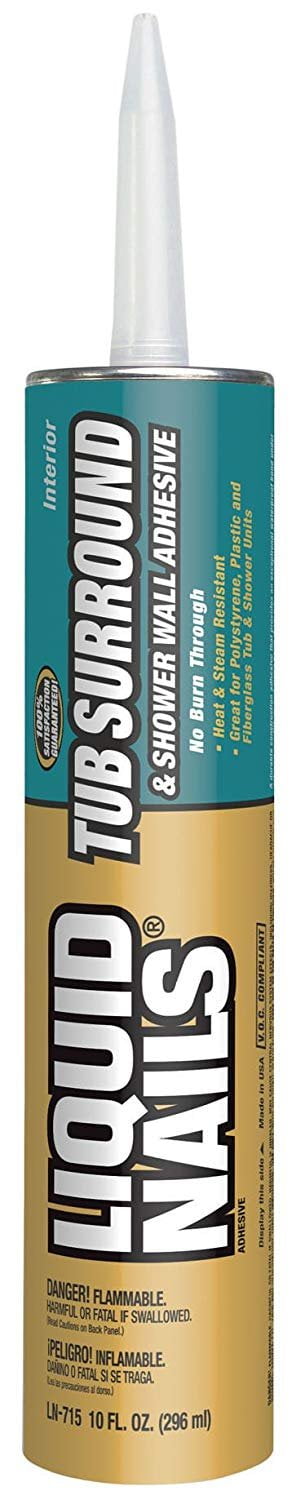 Liquid Nails Tub Surround and Shower Adhesive LN-715 - Low VOC ...