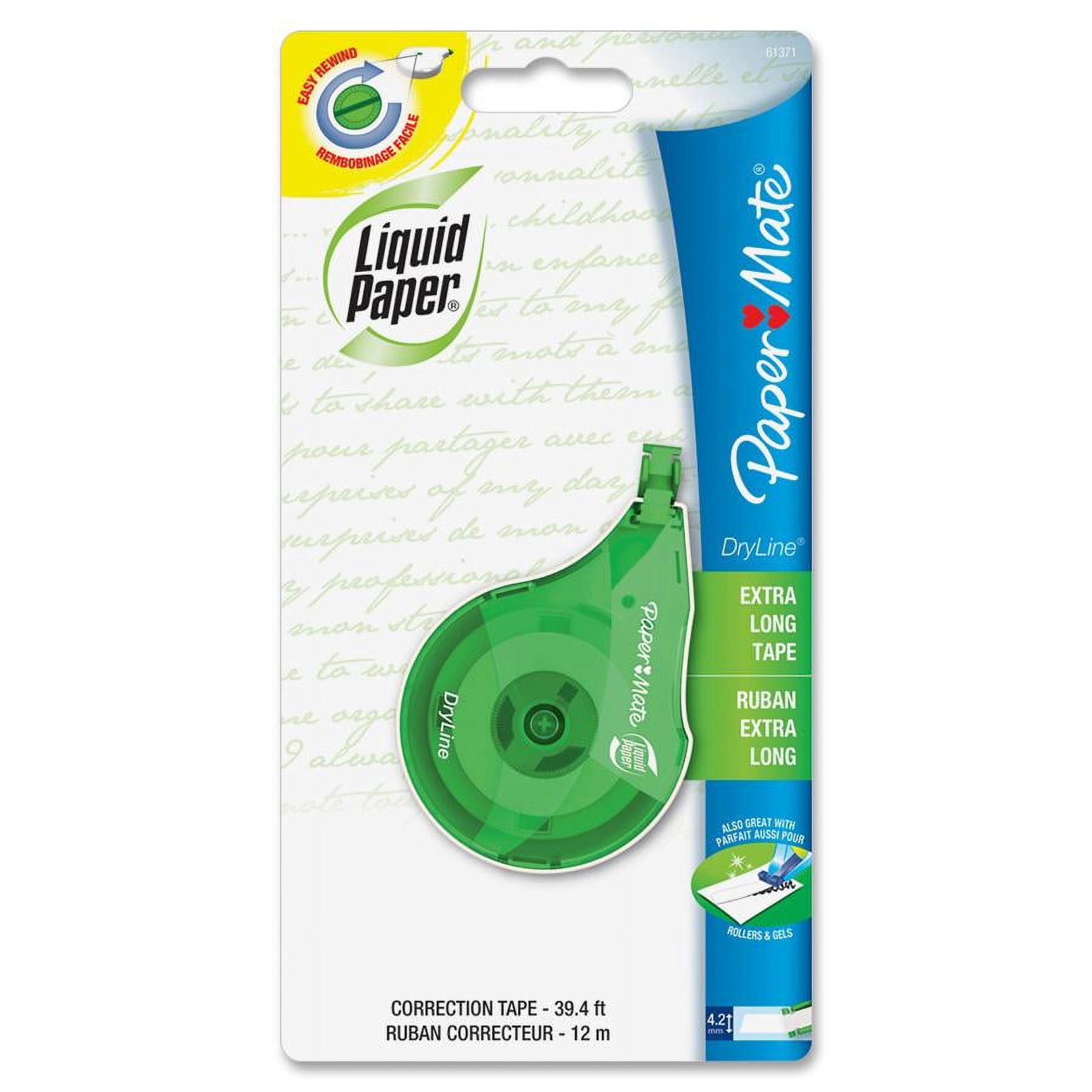 Paper Mate Liquid Paper DryLine Correction Tape, White, 1 / Each ...