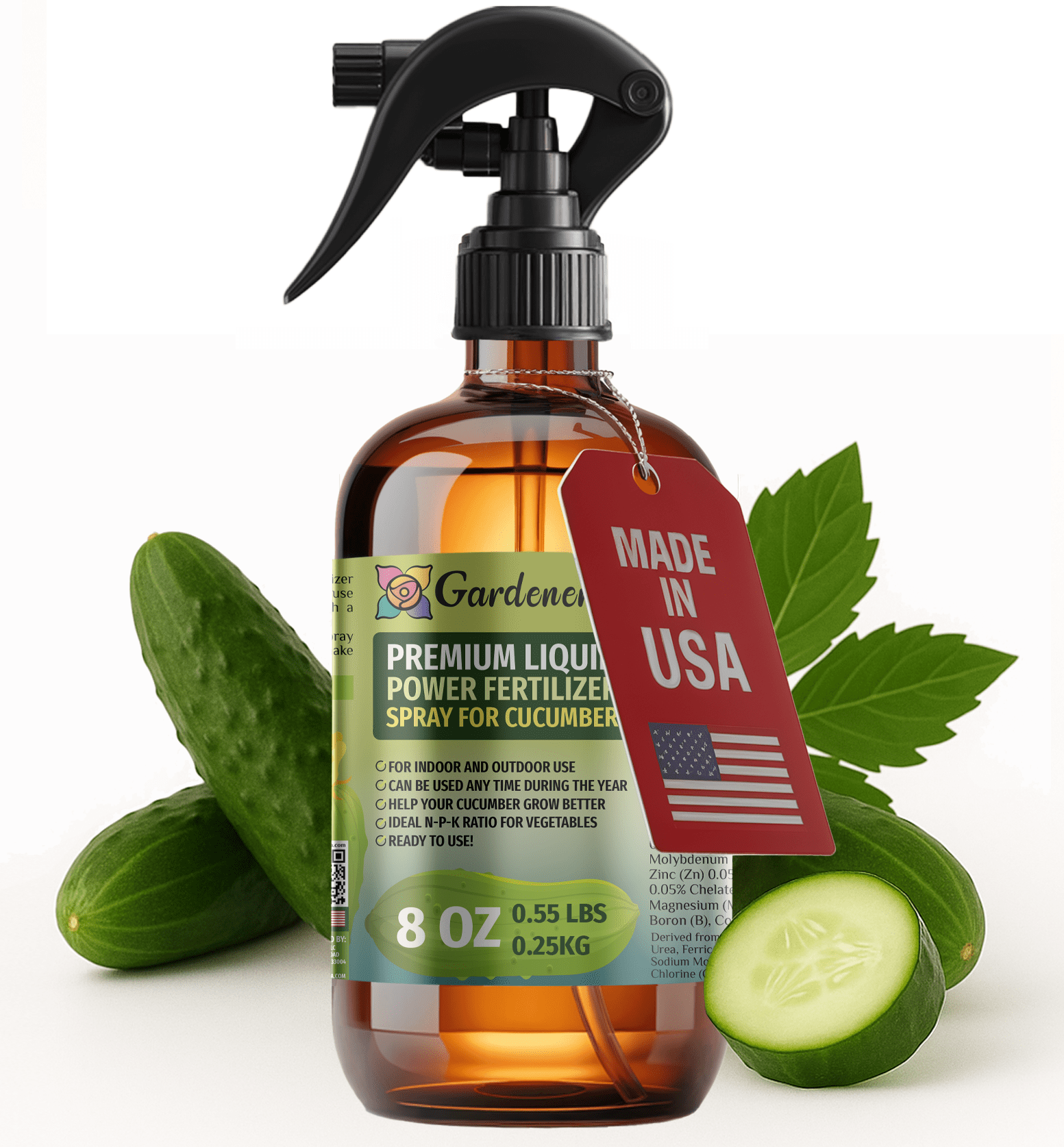 ⭐ LIQUID POWER Cucumber Fertilizer Spray – Ready-to-Use Liquid Plant Food Mist for Cucumber ...