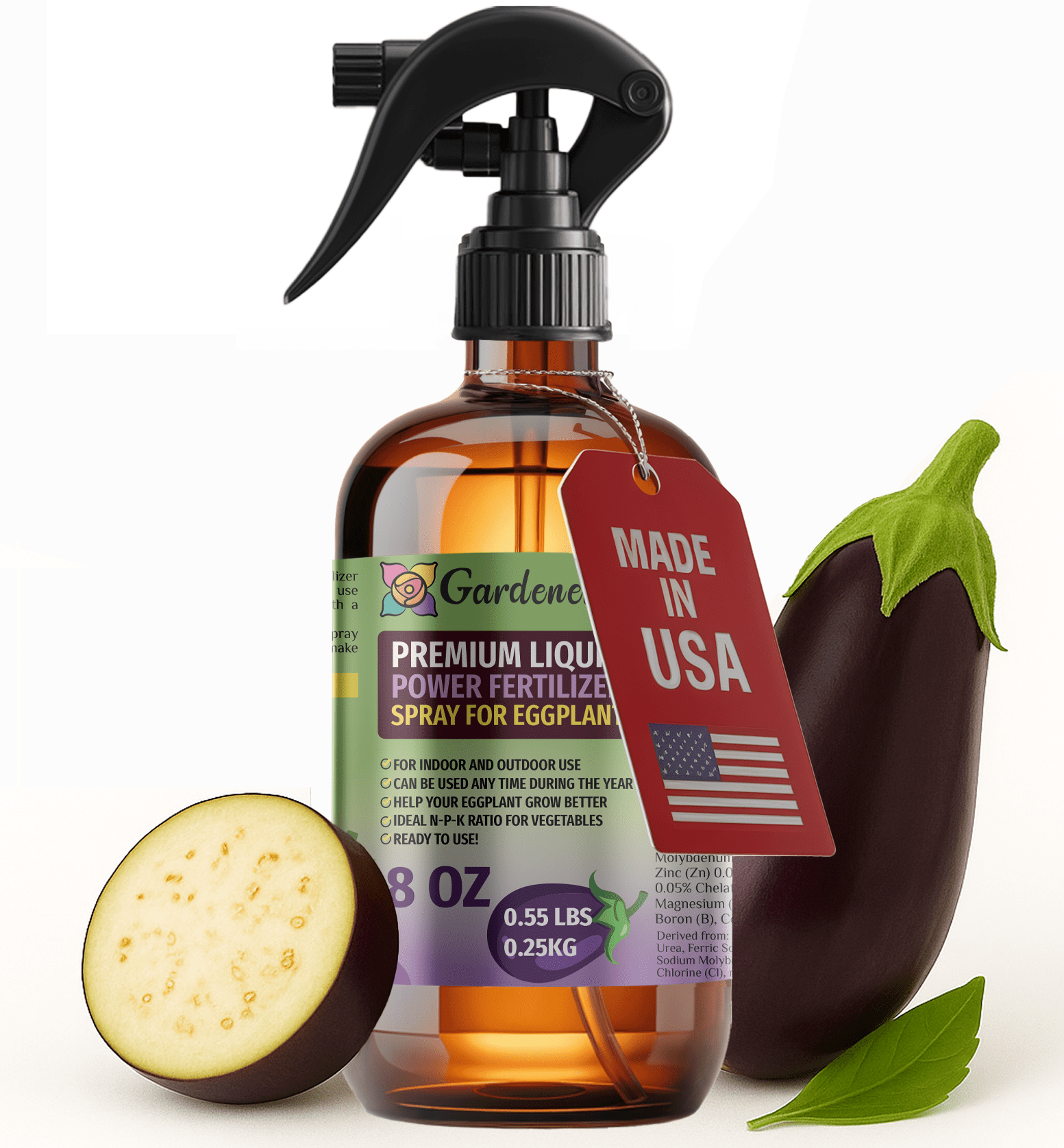 ⭐ LIQUID POWER Eggplant Fertilizer Spray – Ready-to-Use Liquid Plant ...