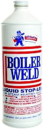 Utility Wonder 15-1011 Boiler Weld Liquid Stop Leak. 1 quart bottle ...