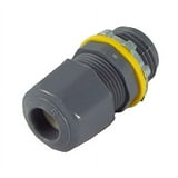 LIQUID TIGHT STRAIN RELIEF - 1/2 INCH NPT THREAD, W/1 ROUND HOLE FOR ...