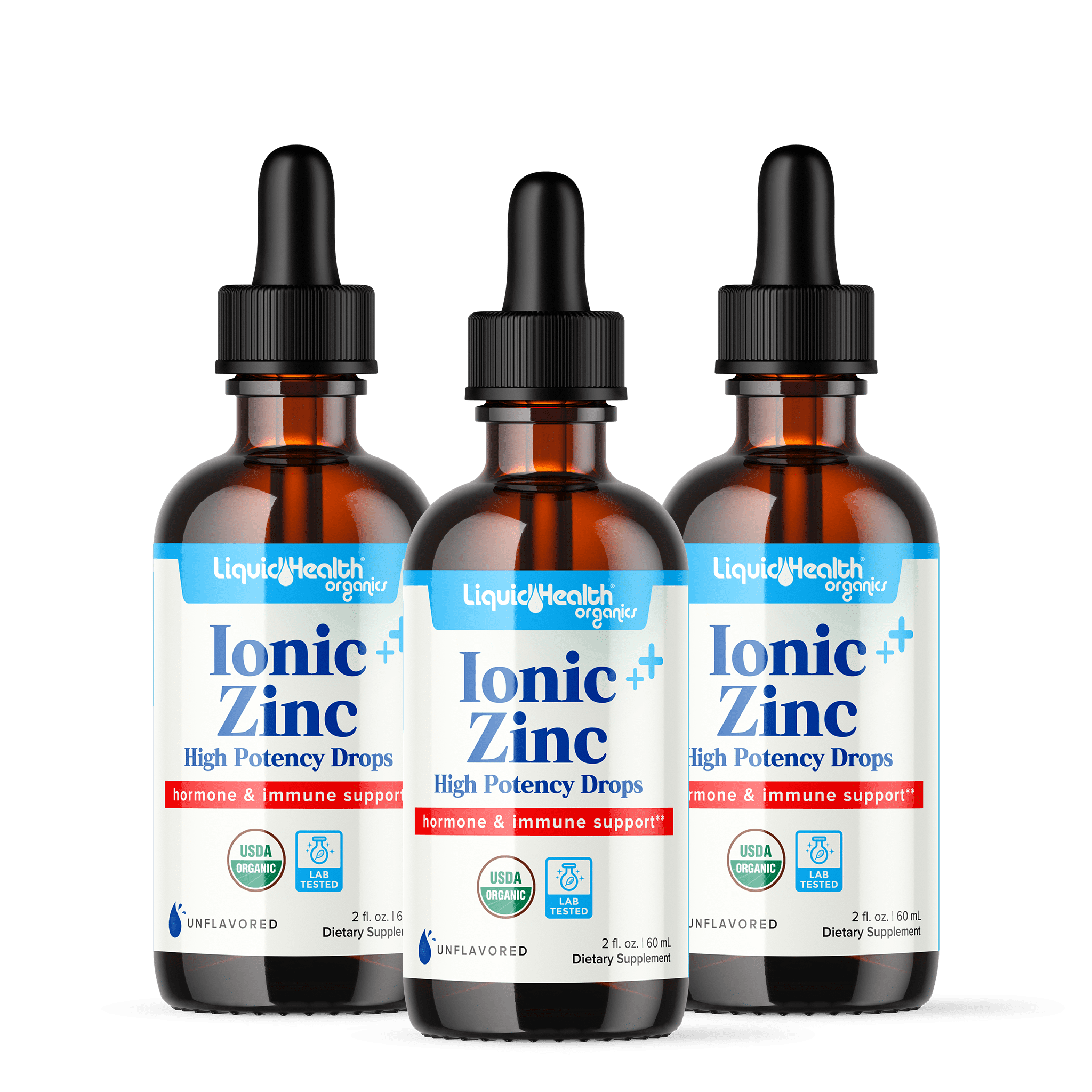 LIQUIDHEALTH Ionic Zinc 15mg, 2 Oz Zinc Liquid, Pure Zinc Vitamin Drops ...