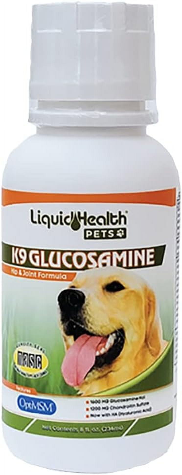 LIQUIDHEALTH K9 Glucosamine for Dogs Liquid Vitamin for Joint Health ...