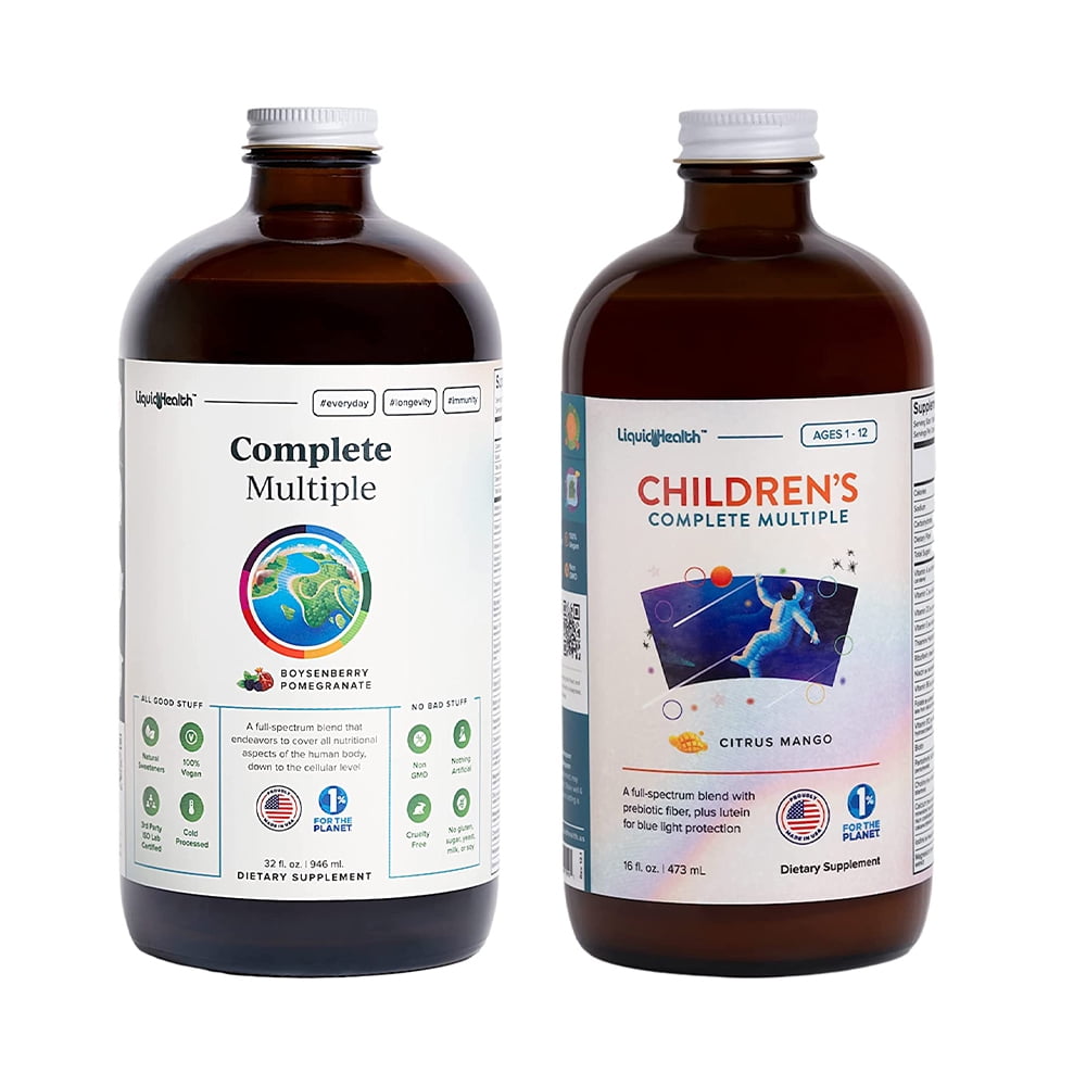 LIQUIDHEALTH Whole Family Complete Vitamin Bundle - Walmart.com