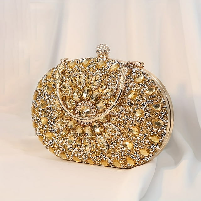 LIS BAGS Evening Bag Clutch Purses for Women Ladies Sparkling Party ...
