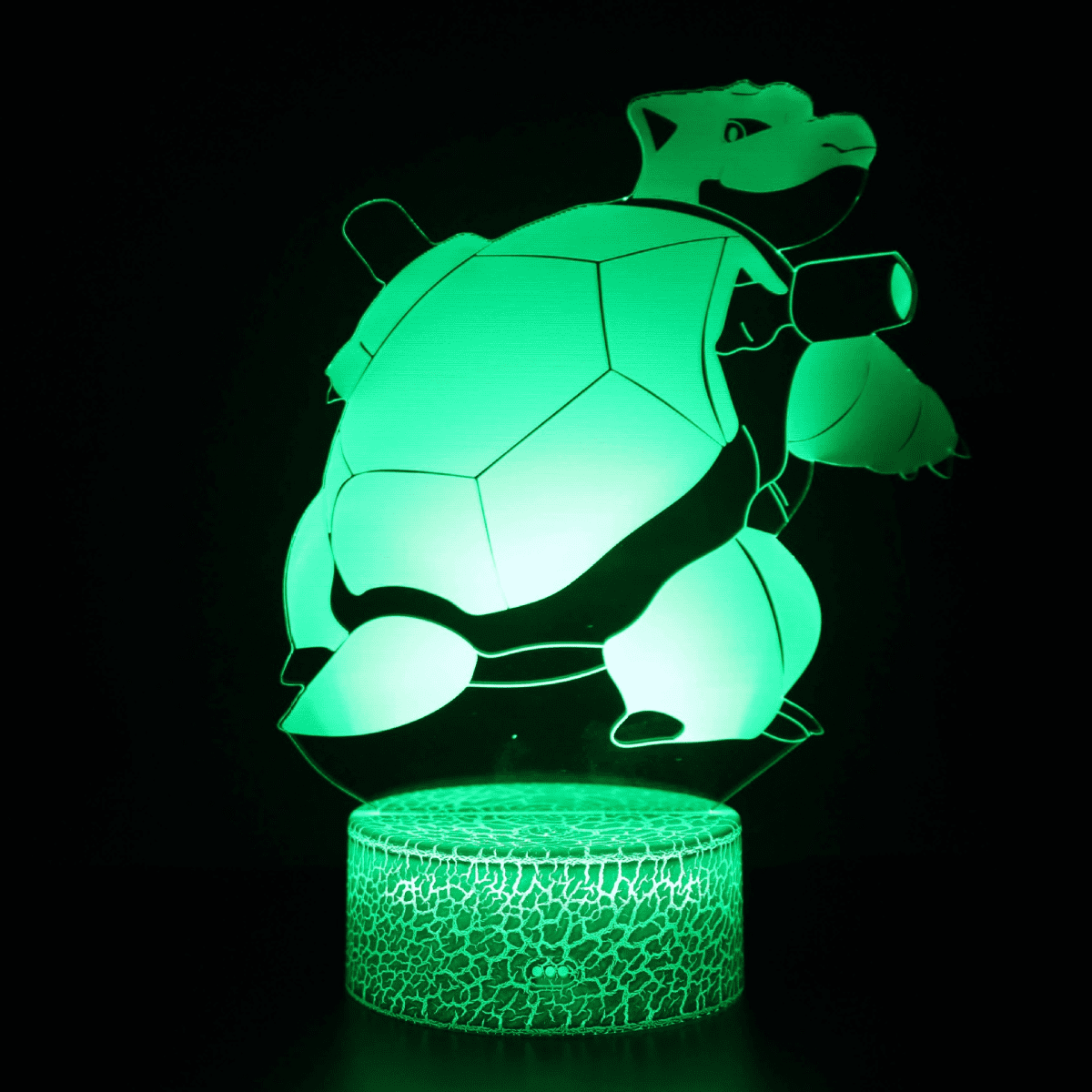 LISACANN 3D Night Light for Kids, Pokemon 3D Illusion Lamp with Remote ...