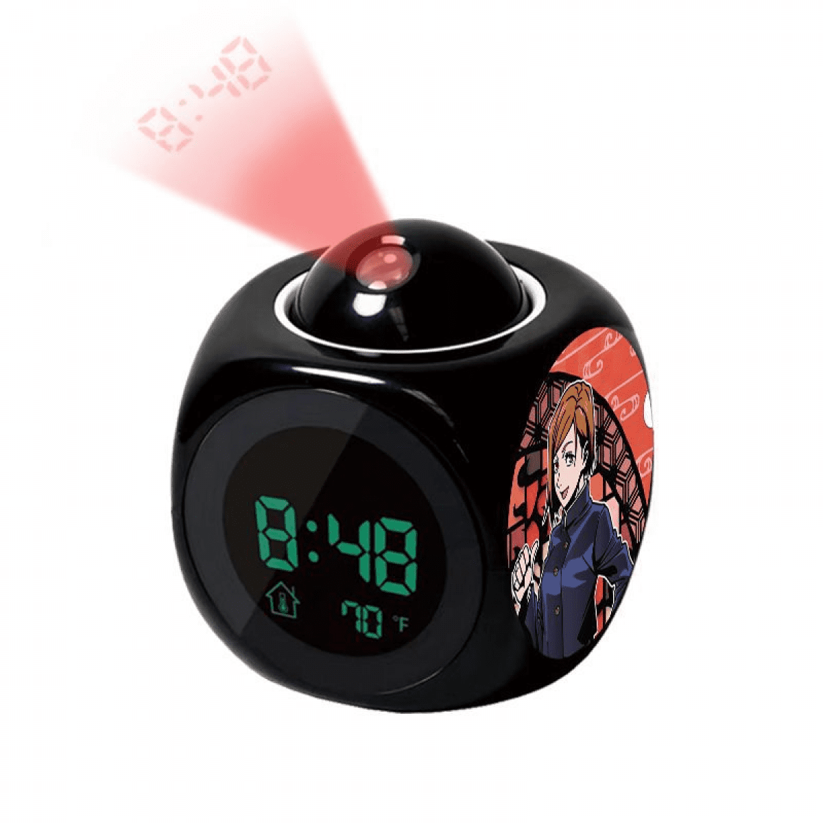 LISACANN Digital Alarm Clock, Cartoon Jujutsu_Kaisen Academia Pattern ...