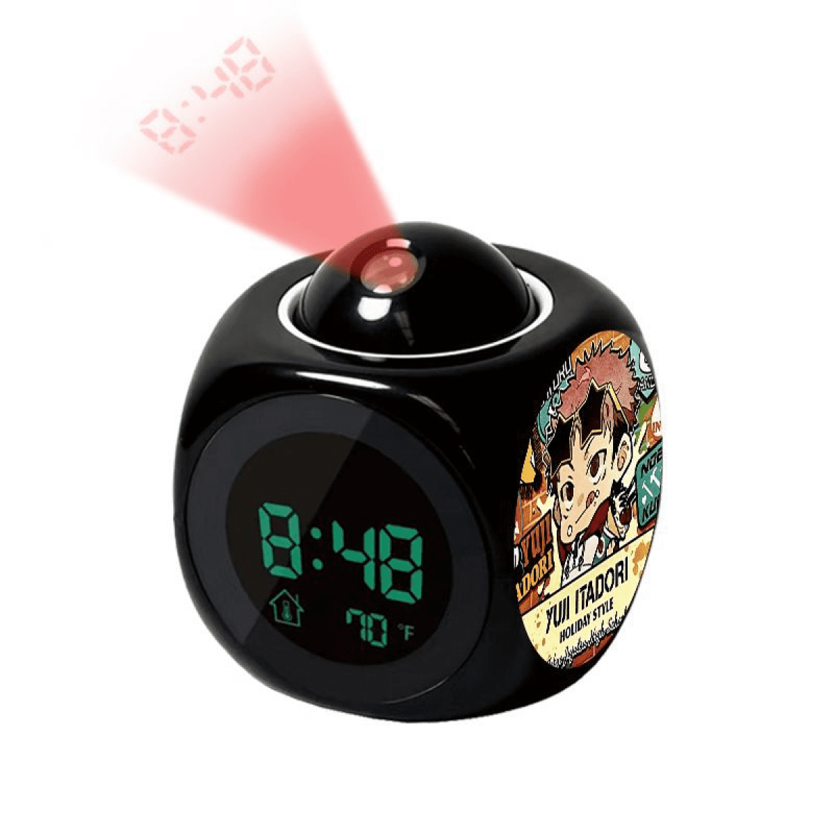 LISACANN Digital Alarm Clock, Cartoon Jujutsu_Kaisen Academia Pattern ...