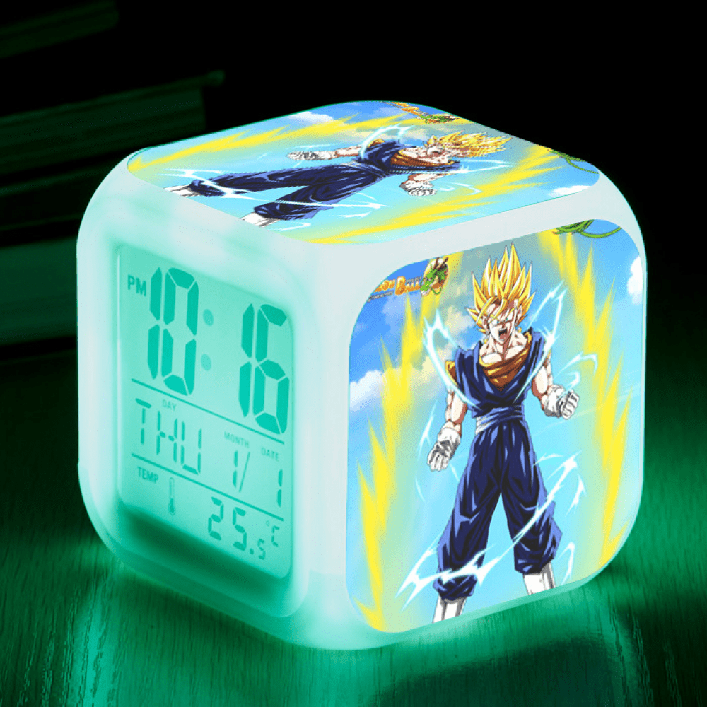 LISACANN Digital Alarm Clock for Kids, Cartoon Dragon Ball Pattern 7 ...