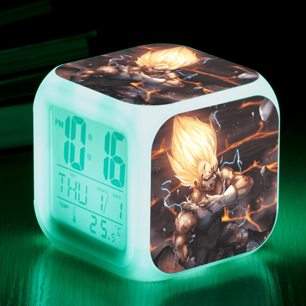 LISACANN Digital Alarm Clock for Kids, Cartoon Dragon Ball Pattern 7 ...