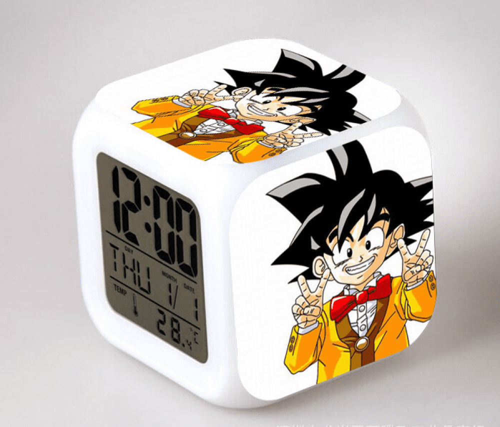 LISACANN Digital Alarm Clock for Kids, Cartoon Dragon Ball Pattern 7 ...