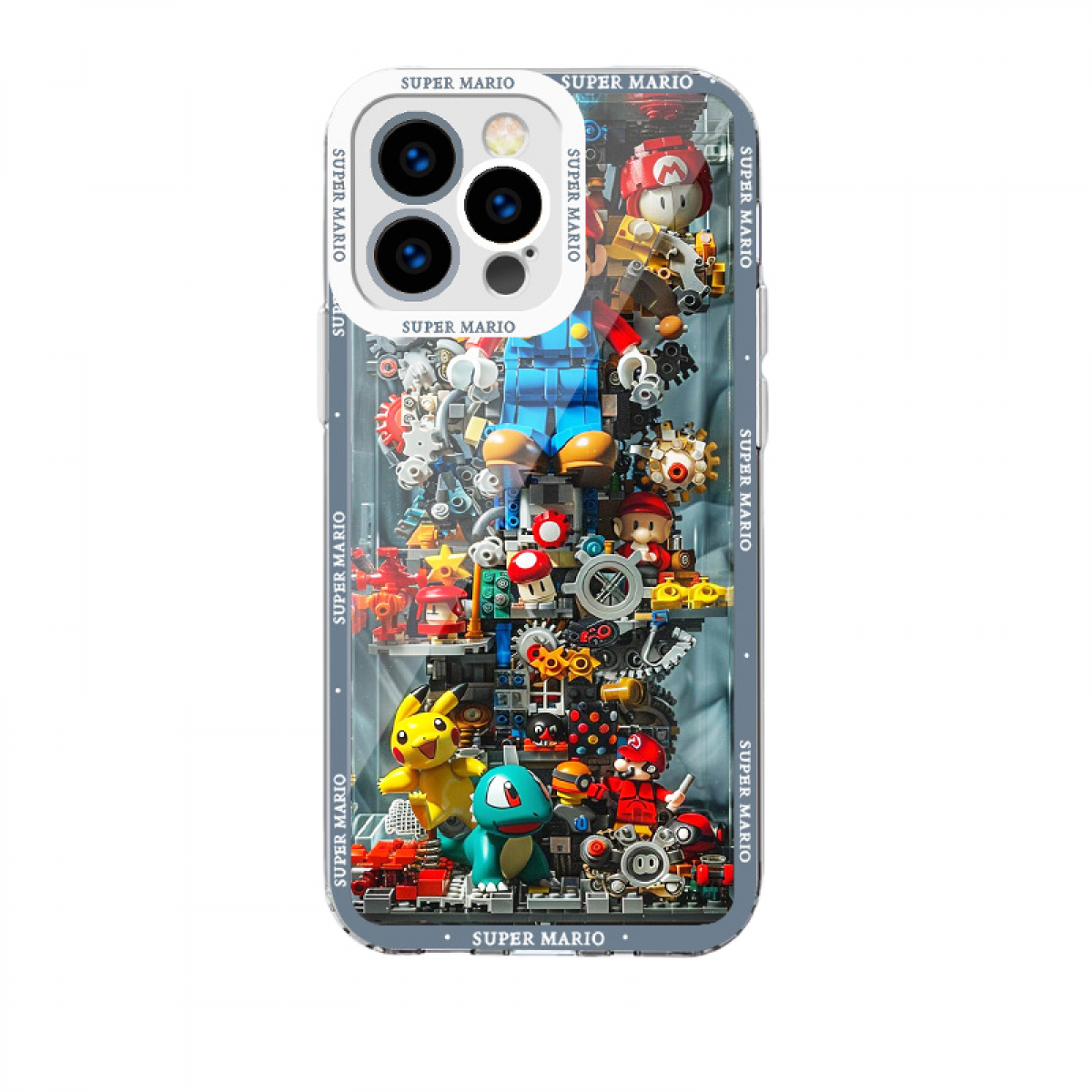 LISACANN for iPhone 12 Case - Cute Cartoon Super Mario Shockproof Soft ...