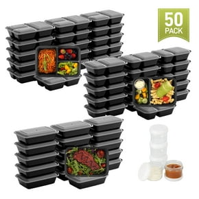 3-compartment Food Containers